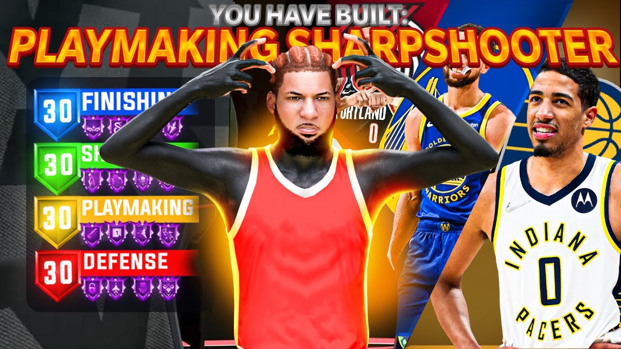 THIS 6’6 PLAYMAKING SHARPSHOOTER BUILD IS DOMINATING NBA 2k24!! Best ...