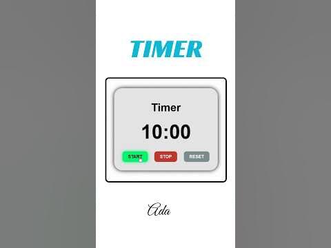 Day - 30 | 100 days 100 projects challenge | making Timer using html css and javascript - YouTube