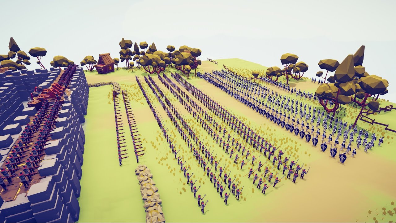 MEDIEVAL ARMY vs HEAVY KNIGHTS ARMY - Totally Accurate Battle Simulator ...