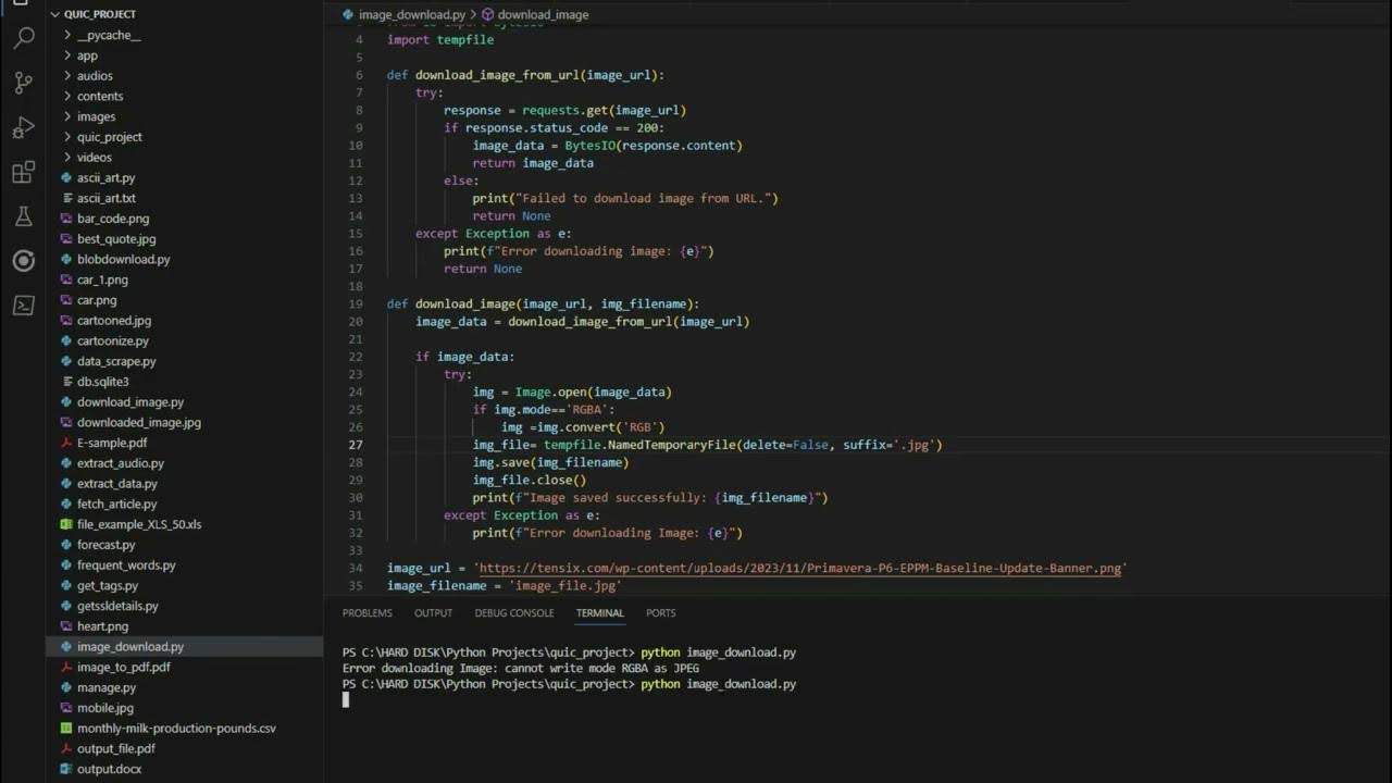 Oserror Cannot Write Mode Rgba As Jpeg Python Pillow Error Youtube