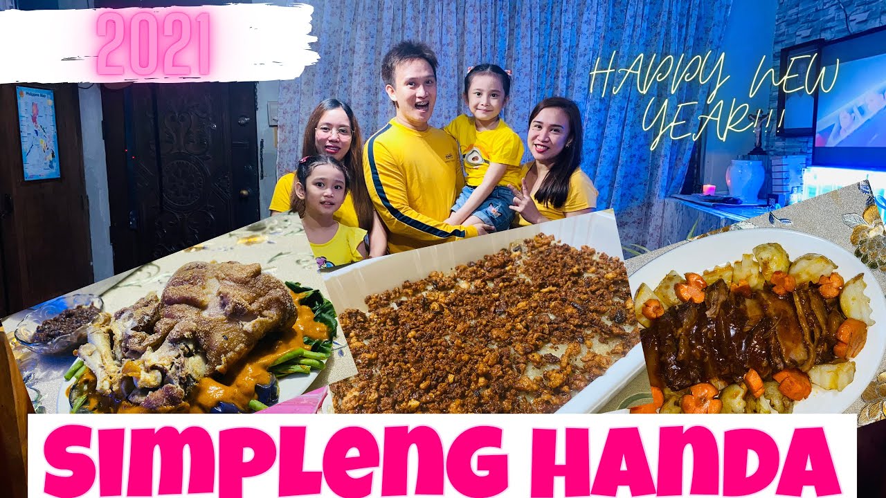 Simple handa sa New Year ‘s eve | rosteo san - YouTube