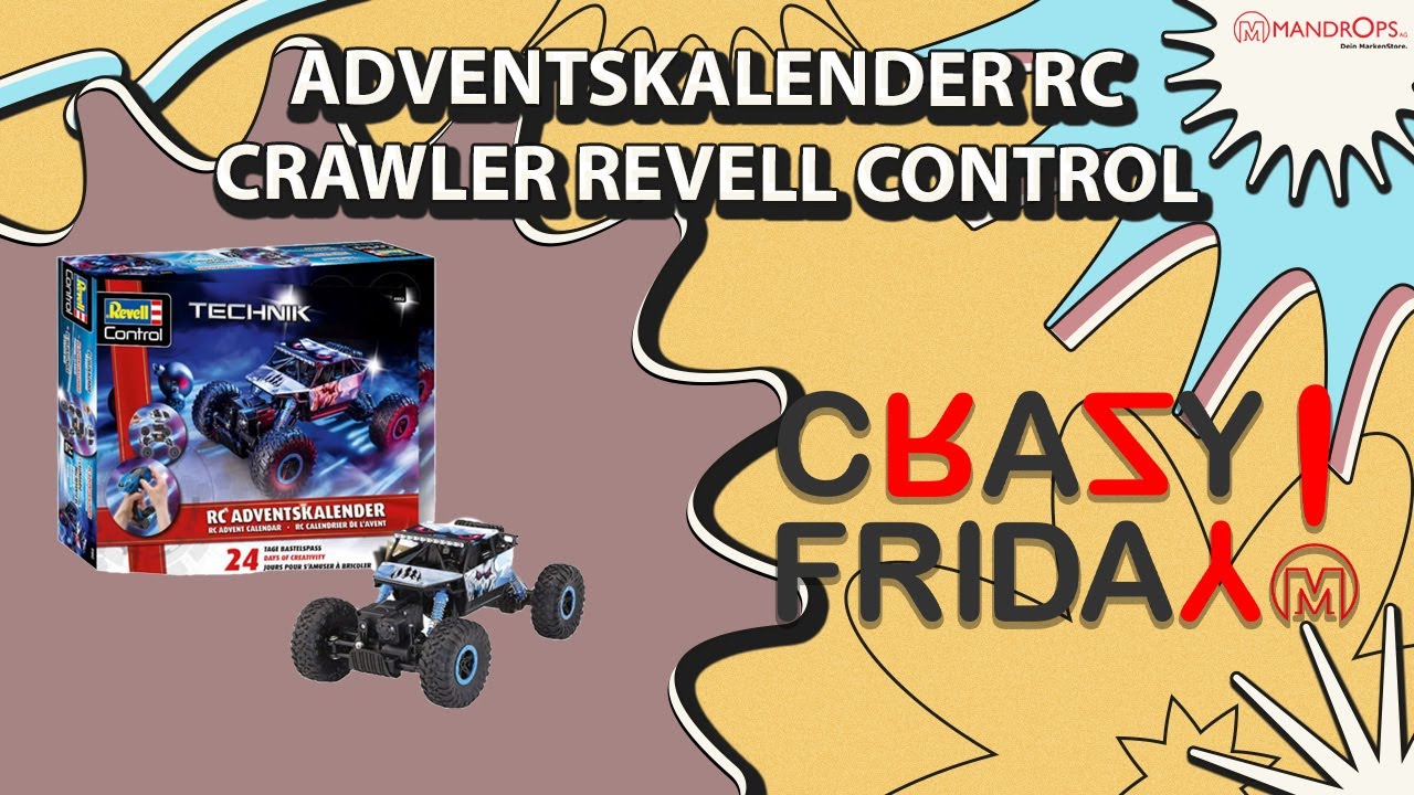 Revell | Adventskalender | RC Crawler | Crazy Friday | Mandrops AG #mandrops #revell # ...