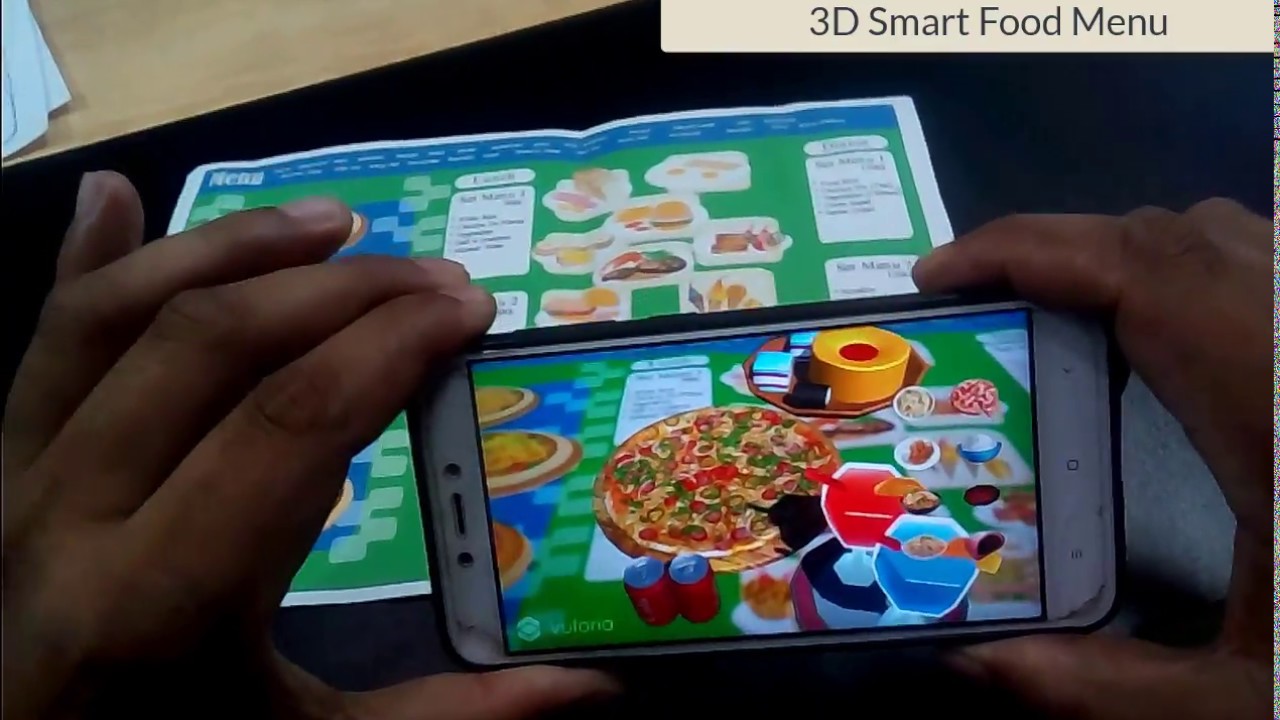 3D Smart Food Menu( Augmented Reality 3d Smart Food menu) Developed by ...