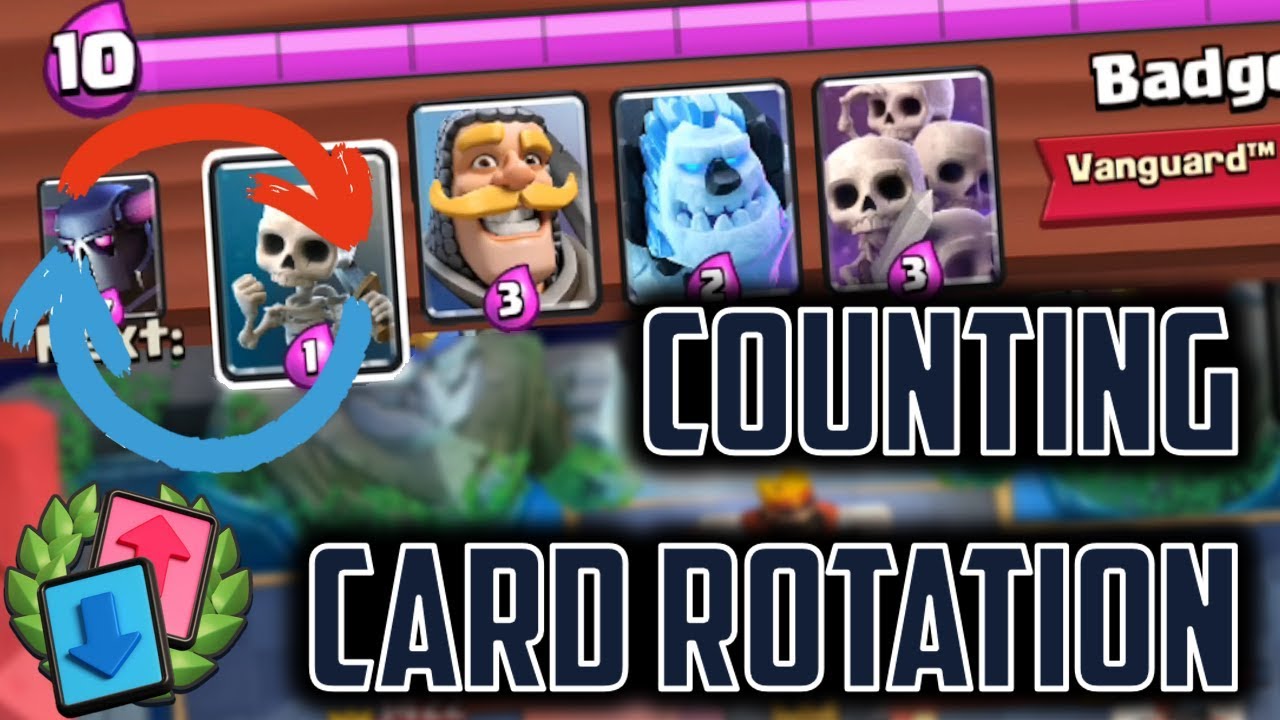Counting Card Rotation // Clash Royale Pro Tips to KNOW your OPPONENT'S ...