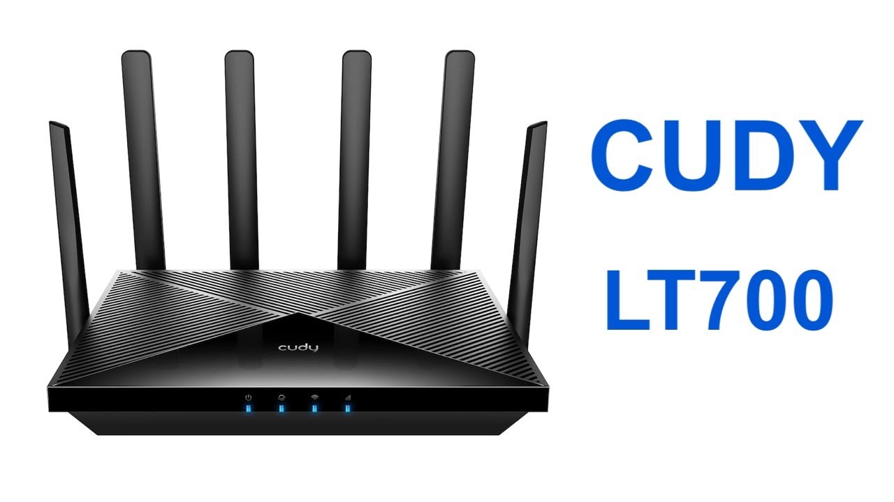 CUDY LT700 - CAT6 4G Router - YouTube