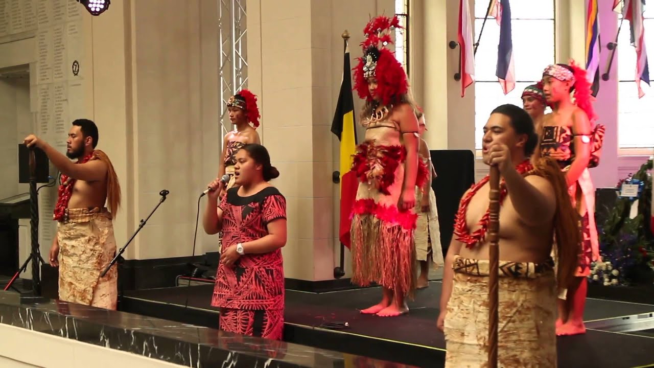 Samoan National Anthem at Auckland Museum WWI Samoa Commemoration - YouTube