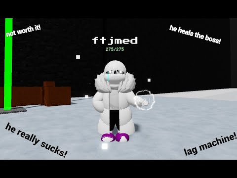 NEW!! Weak Alpha sans totally balanced soul ops boss rush - YouTube