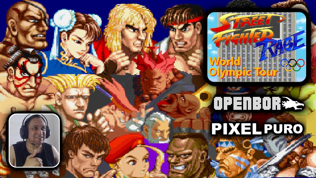 STREET FIGHTER RAGE (OPENBOR - BRAZOMBIE - 2016) #Openbor #FanGames # ...