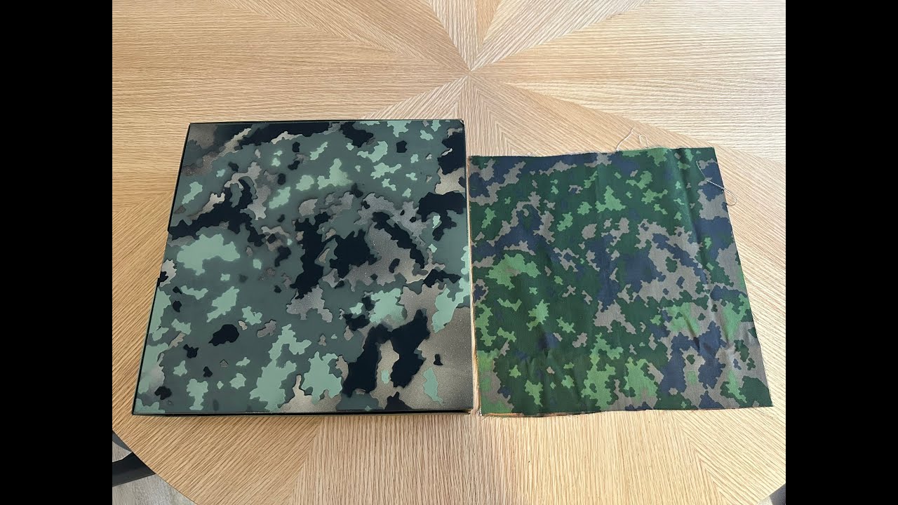 How to Paint and Create Finnish M05 Camo - YouTube