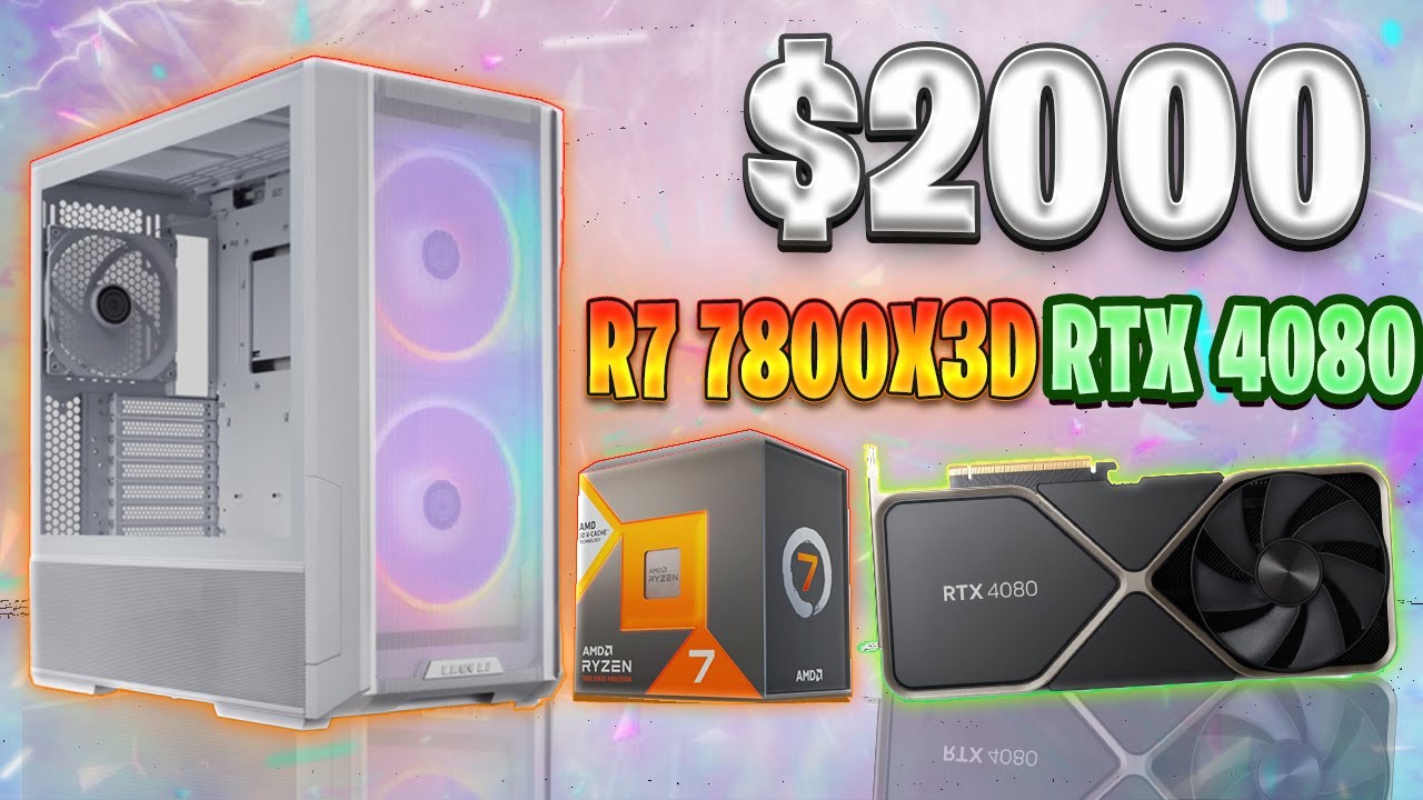 BEST $2000 4K Gaming PC Build 2023 💸 | Ryzen 7800X3D + RTX 4080 (July ...