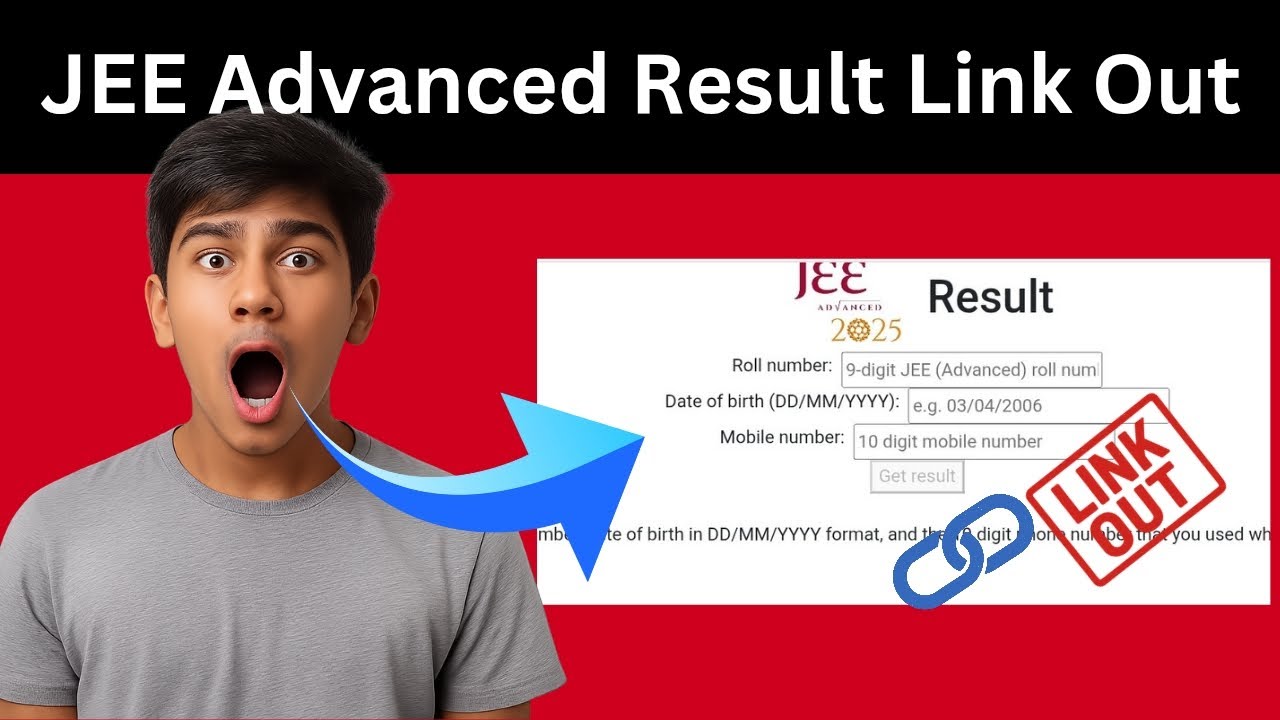 Urgent ‼️JEE Advanced Result Link Out|Jee Advance Result Anytime Soon ...