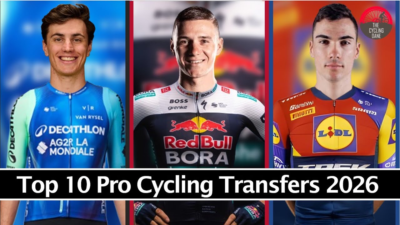 Top 10 Pro Cycling Transfers 2026 | ft. Remco Evenepoel, Juan Ayuso and ...