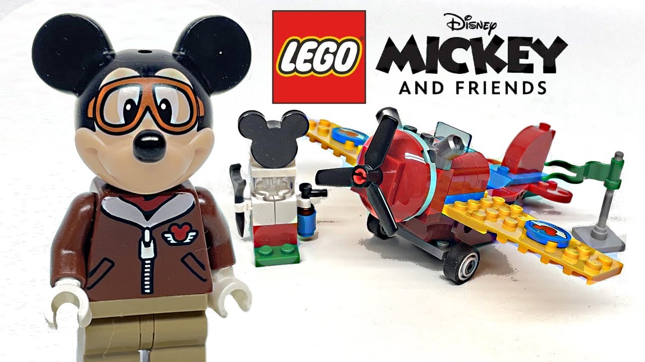 LEGO Mickey and Friends Propeller Plane review! 2021 set 10772! - YouTube