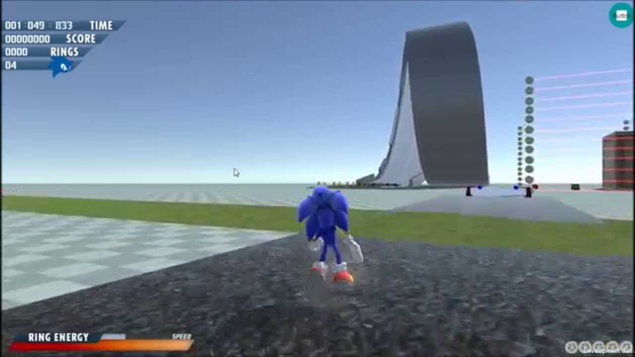 Sonic Arcus in UNITY - Wip Gameplay - YouTube