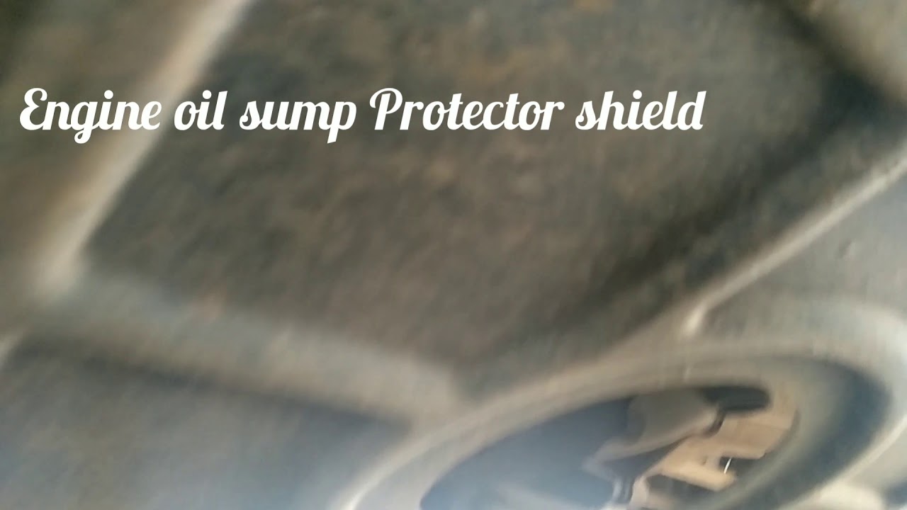 Renault Kwid Engine Oil Sump Protective Sheild - YouTube