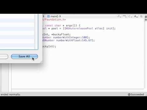 Objective C Programming Tutorial - 51 - Introduction to Number Objects - YouTube