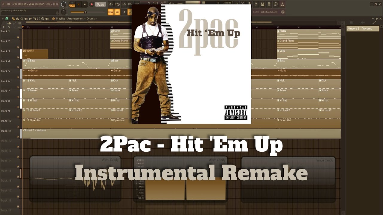 2Pac - Hit 'Em Up Instrumental Remake - YouTube