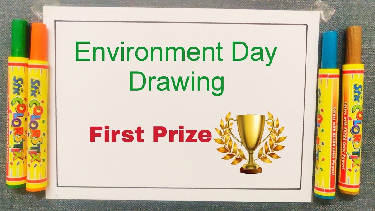 Environment day drawing competition| Beautiful drawing for environment ...