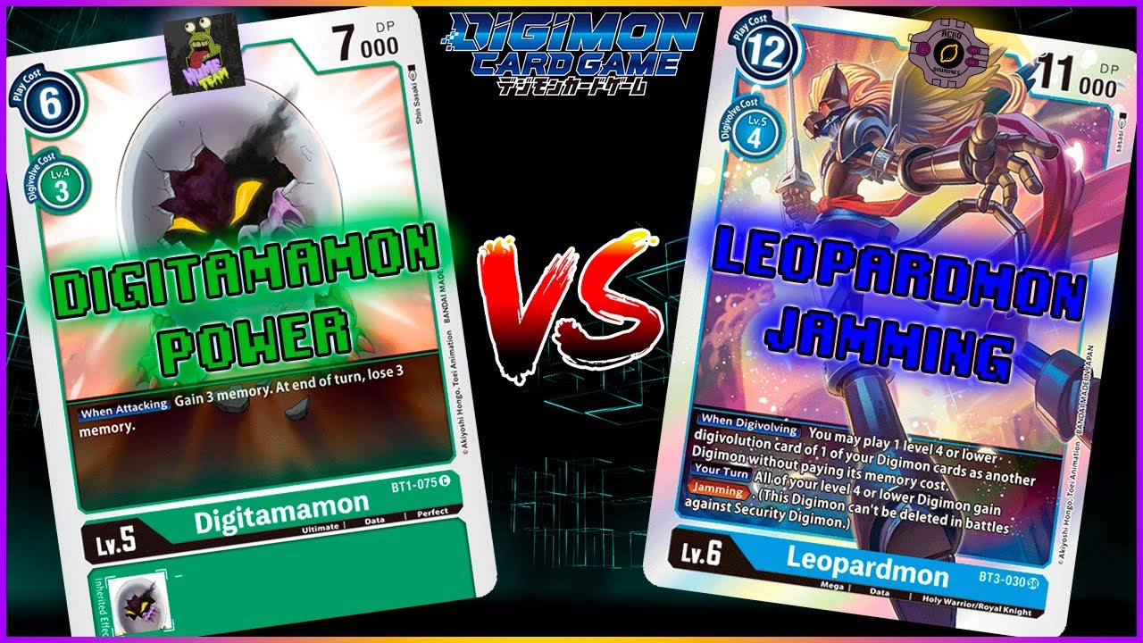 [Bo3] Digitamamon Power vs Leopardmon Jamming [Digimon Card Game ...