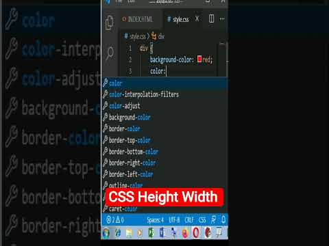 CSS Tutorial for Beginners in Tamil - Height Width #csstutorial #csstamil #css3 - YouTube