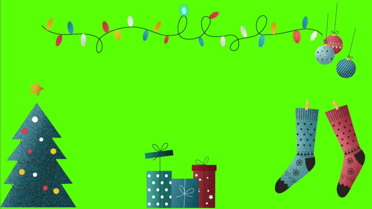 Green Screen : Happy Holidays Effect Video - Christmas Tools Effect ...