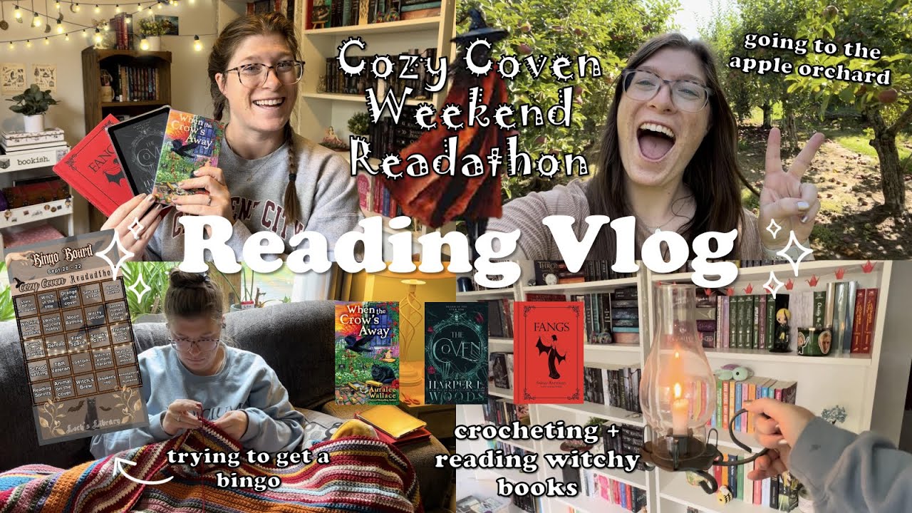 reading witchy books + decorating for fall 🎃🕯️👻 | COZY COVEN READATHON ...