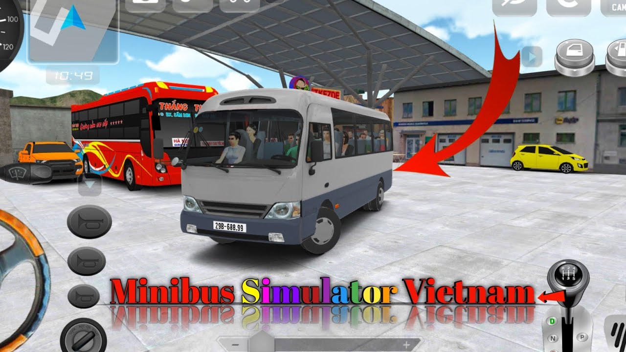 Minibus Simulator Vietnam #1 | Hyundai County Nông Thôn - Thành Phố ...