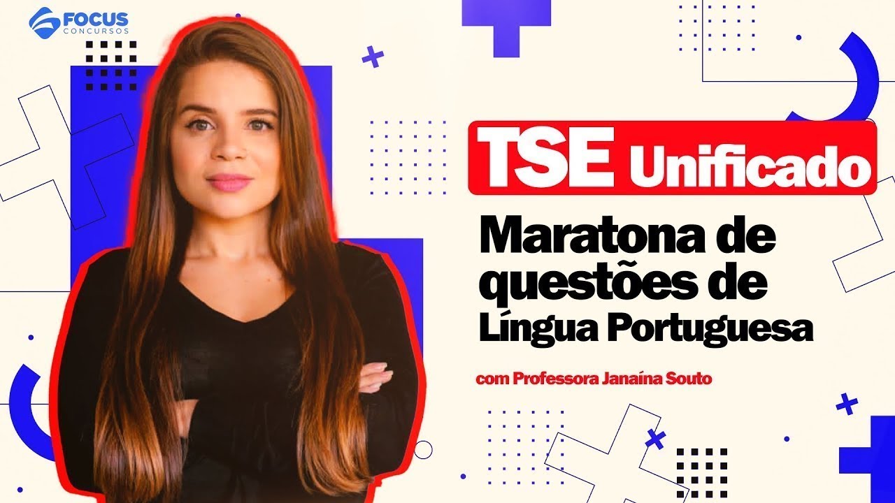TSE Unificado: Maratona de questões de Língua Portuguesa - Professora Janaína Souto - YouTube