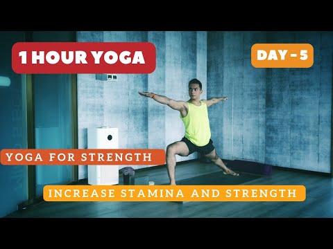 1 hour yoga to increase stamina and strength | 1 hour yoga | yoga for ...