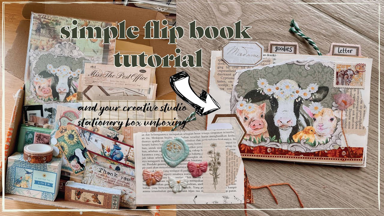Simple Flip Book Tutorial ️ - Farmcore theme - Unboxing Your Creative ...