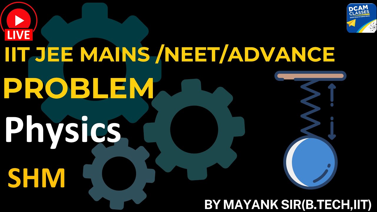 jee main practice question SHM : a particle is in SHM with a frequency ...