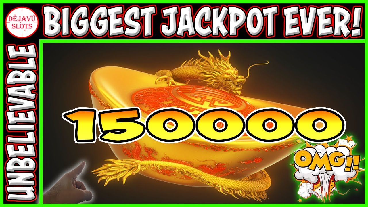 UNBELIEVABLE MY BIGGEST JACKPOT EVER ON DRAGON INGOT SLOT MACHINE - YouTube