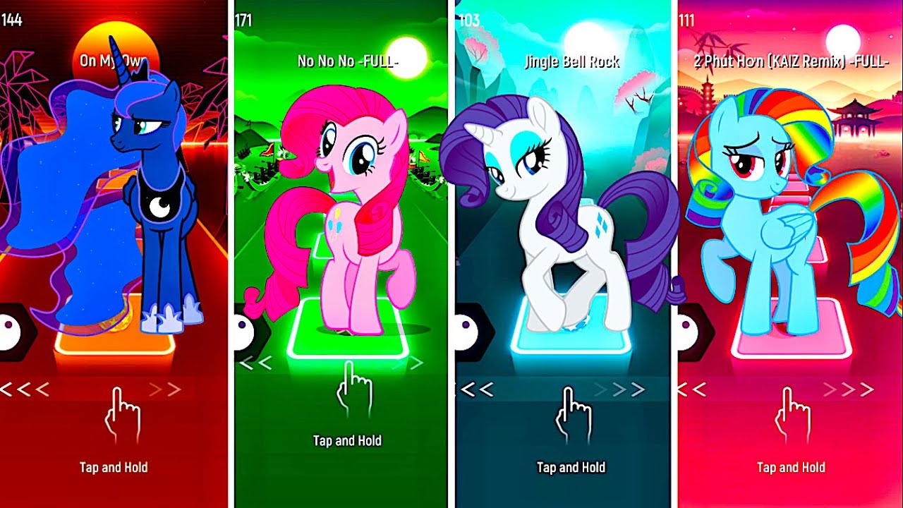The BEST of My Little Pony Princess Luna / Pinkie Pie / Rarity ...