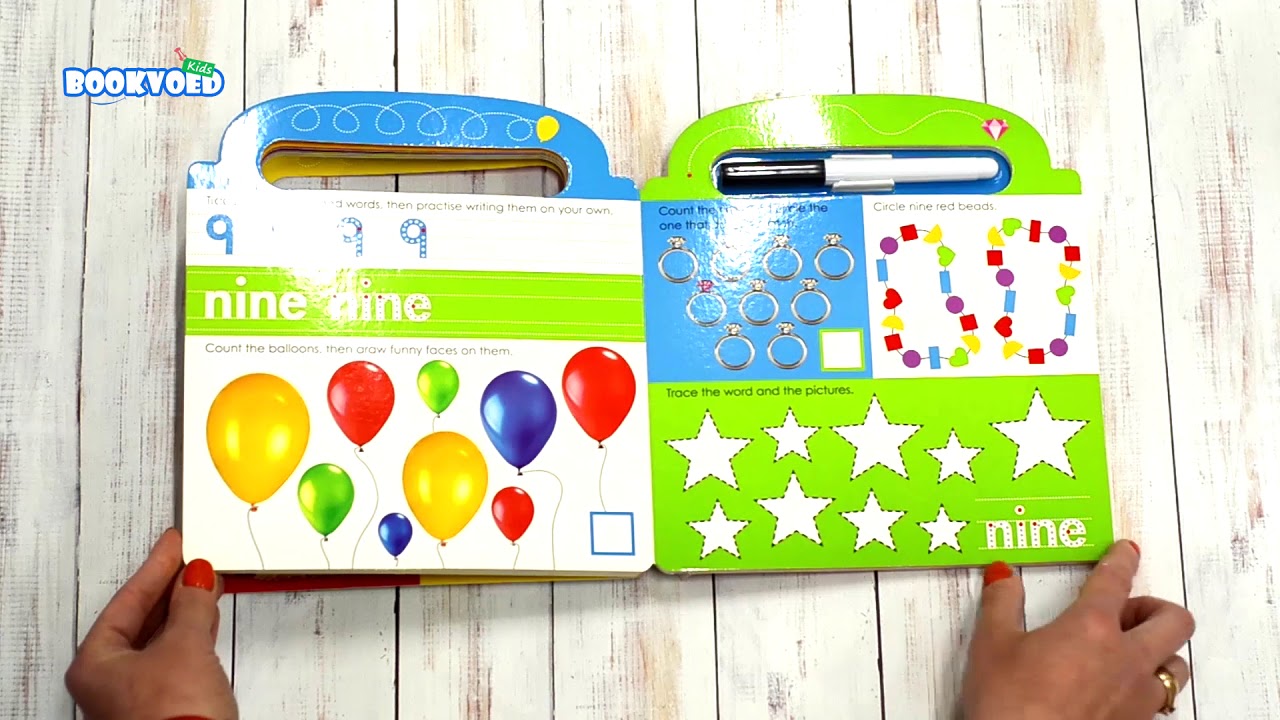 WRITE AND WIPE COUNTING - Scholastic book review - YouTube