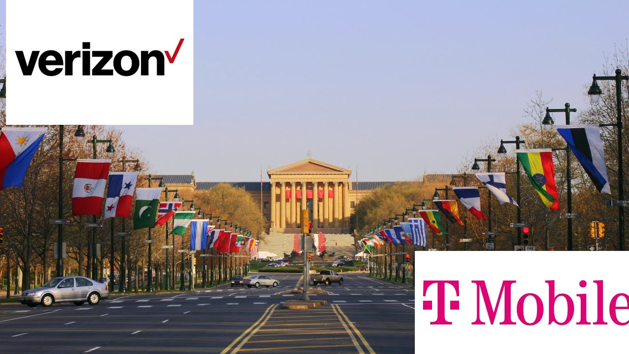 Verizon VS T-Mobile | Philadelphia, PA | At the Philadelphia museum of ...