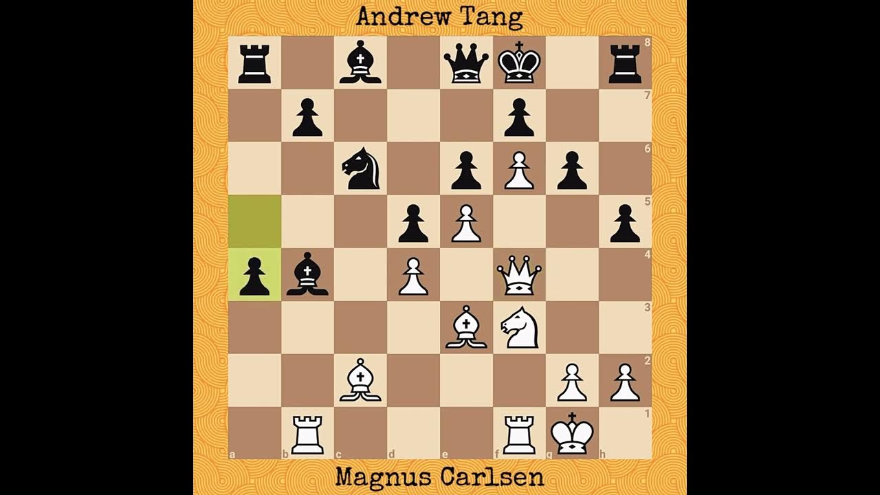 Magnus Carlsen vs Andrew Tang, 2021 #chess #checkmate - YouTube
