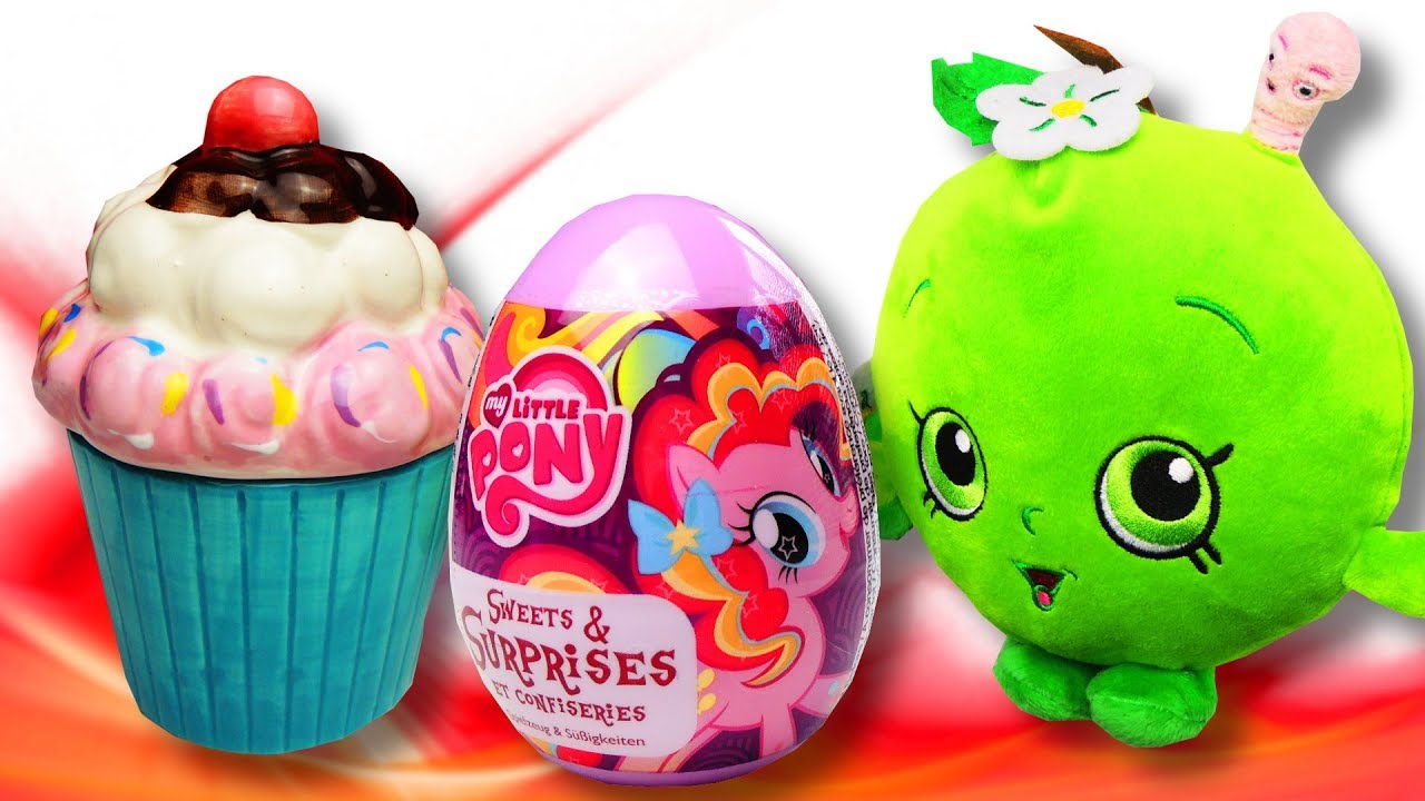 My Little Pony Surprise Eggs Opening and Shopkins Toys for Girls - YouTube