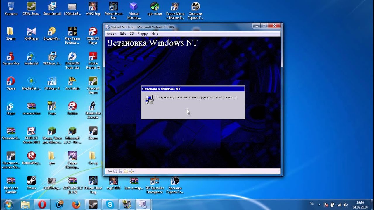 Как установить windows nt