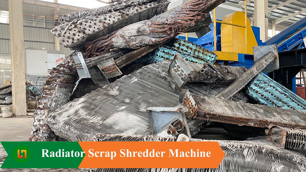 Radiator Scrap Shredder Machine - YouTube