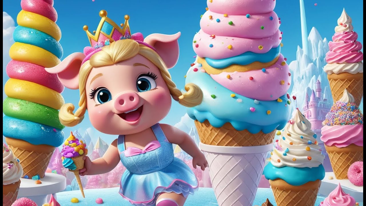 Princess Piggy’s Ice Cream Parade | Sweet Princess Adventure Song for ...