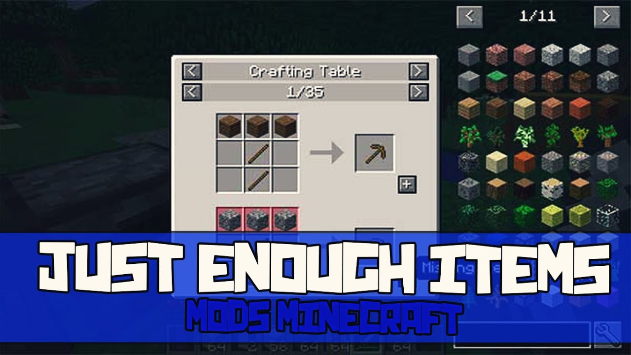 Just Enough Items 1.9 | Minecraft Mods Español - YouTube