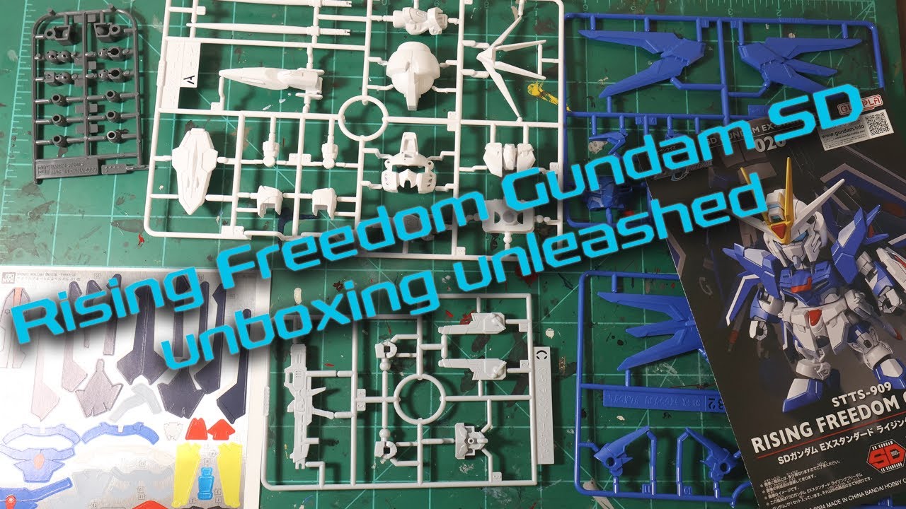 Rising Freedom Gundam SD Unboxing Unleashed - YouTube