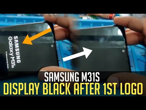 Samsung M31s Display Black after 1st logo solve 100% - YouTube