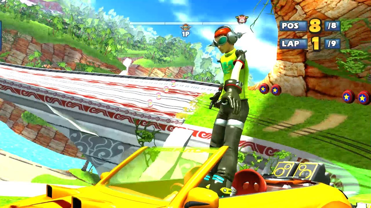 BEAT Lost Palace 9 Laps Expert (Request) Sonic & Sega All-Stars Racing ...