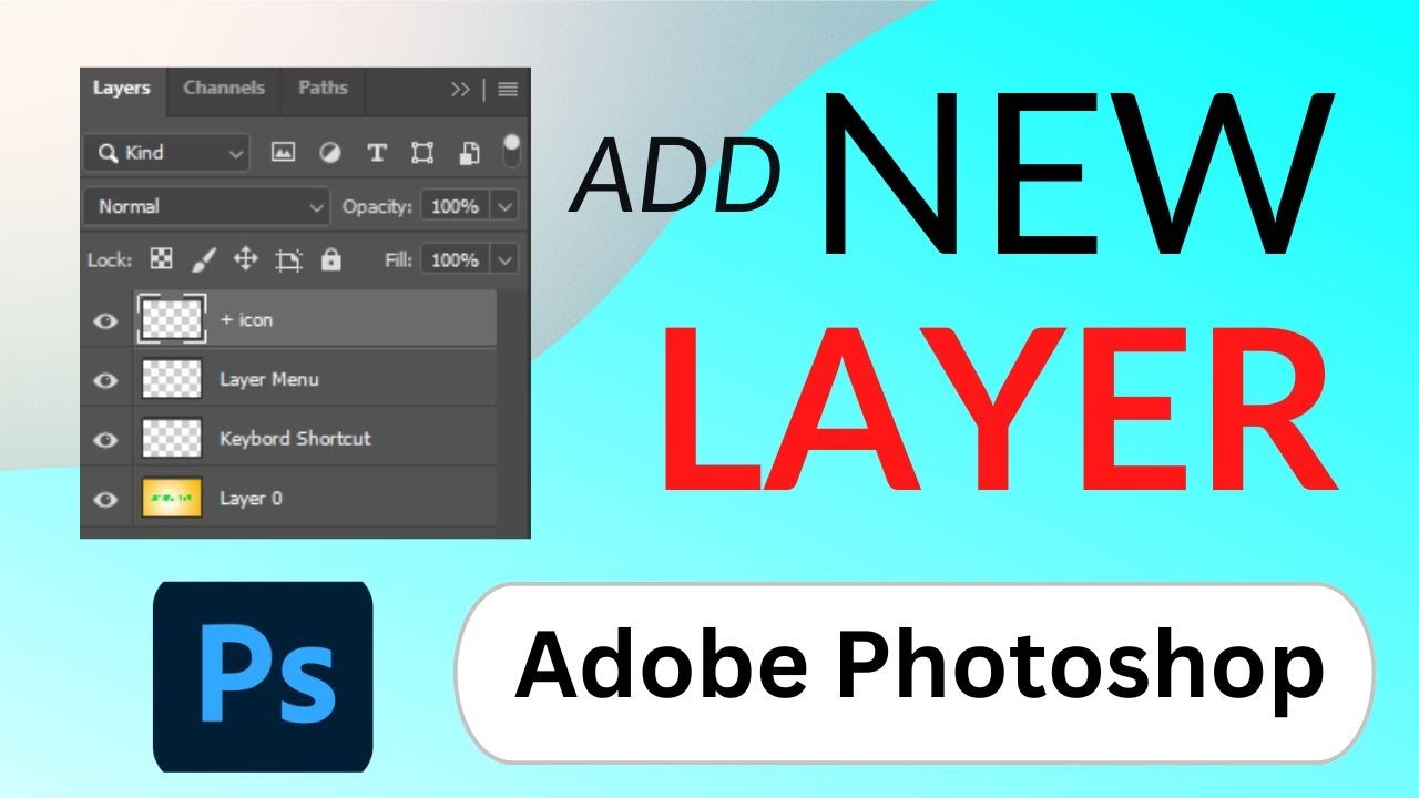 Photoshop Tutorial How To Add New Layers Make A New Layer In Adobe Photoshop Tutorial How To Add New Layers Make A New Layer In Adobe