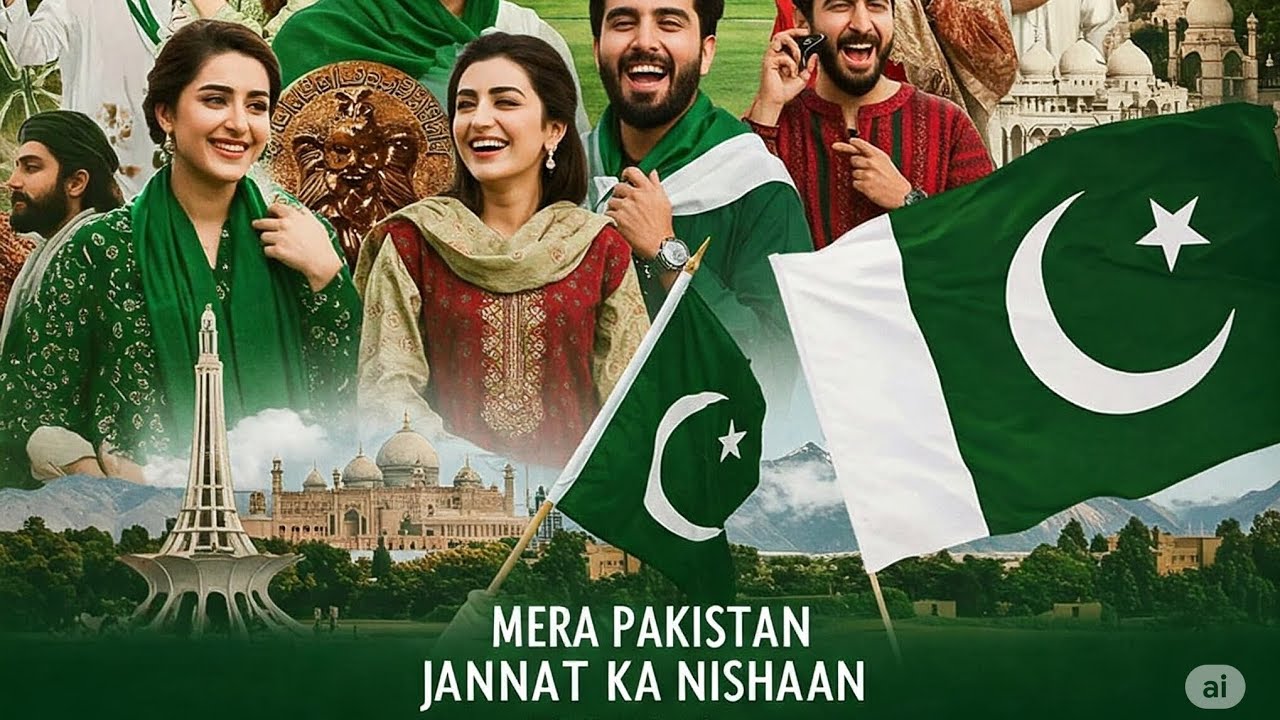 Mera Pakistan jannat ka nishaan National song by salaar Hussain 1177 ...