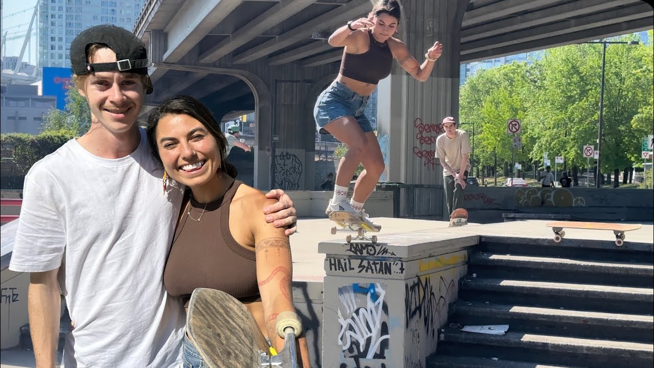 Andy & Val Skating Vancouver @NkaVidsSkateboarding ...