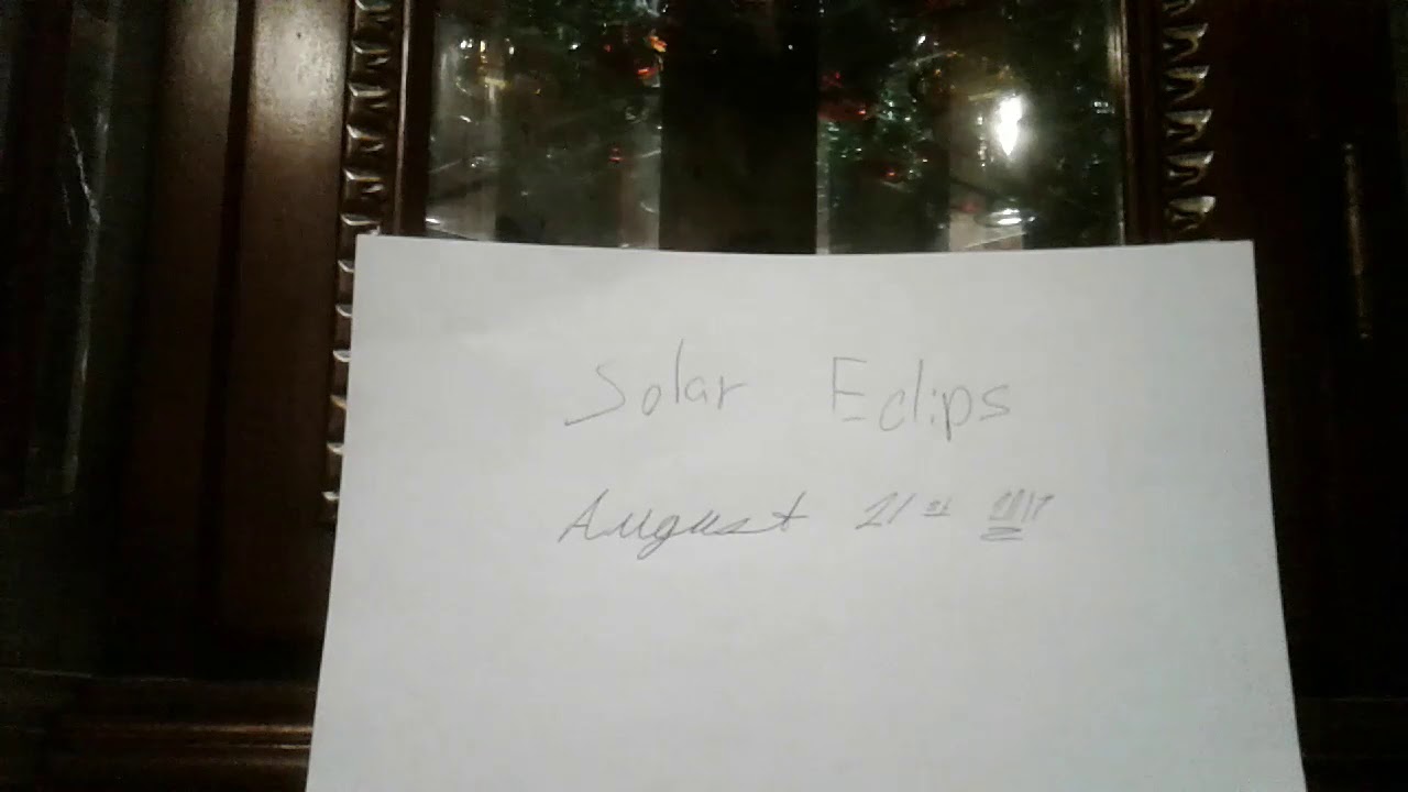 solar eclipse august 21st - YouTube