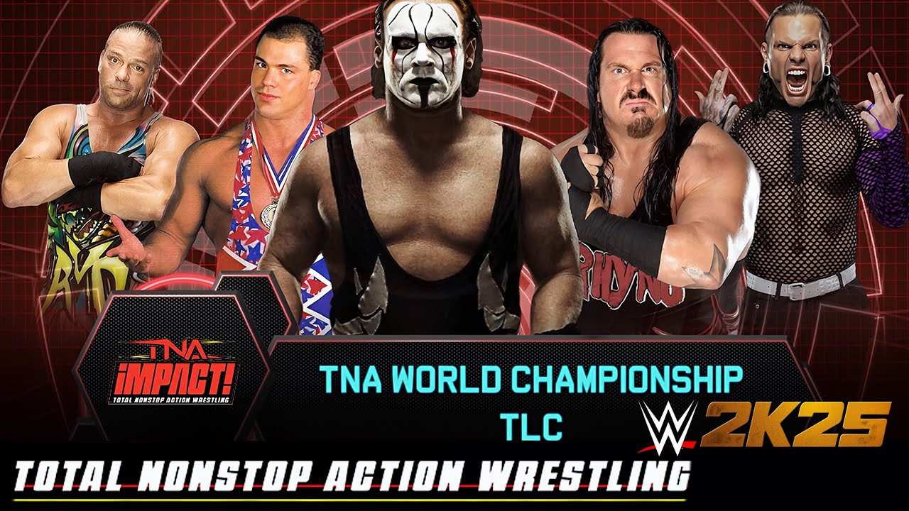 WWE 2K25 TNA iMPACT WRESTLING ! - Fatal Four Way Match | 4K UHD - YouTube