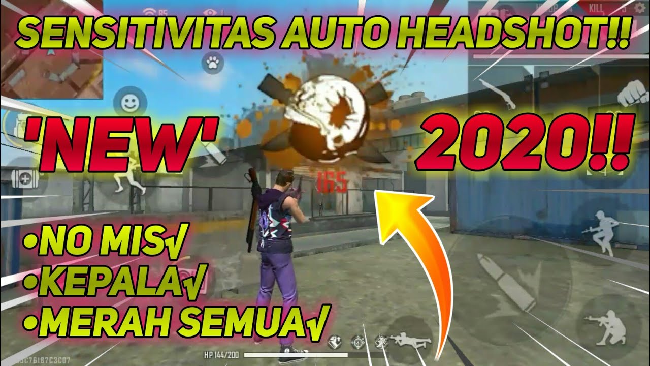 SENSITIVITAS AUTO HEADSHOT TERBARU 2020!! | GARENA FREE FIRE - YouTube